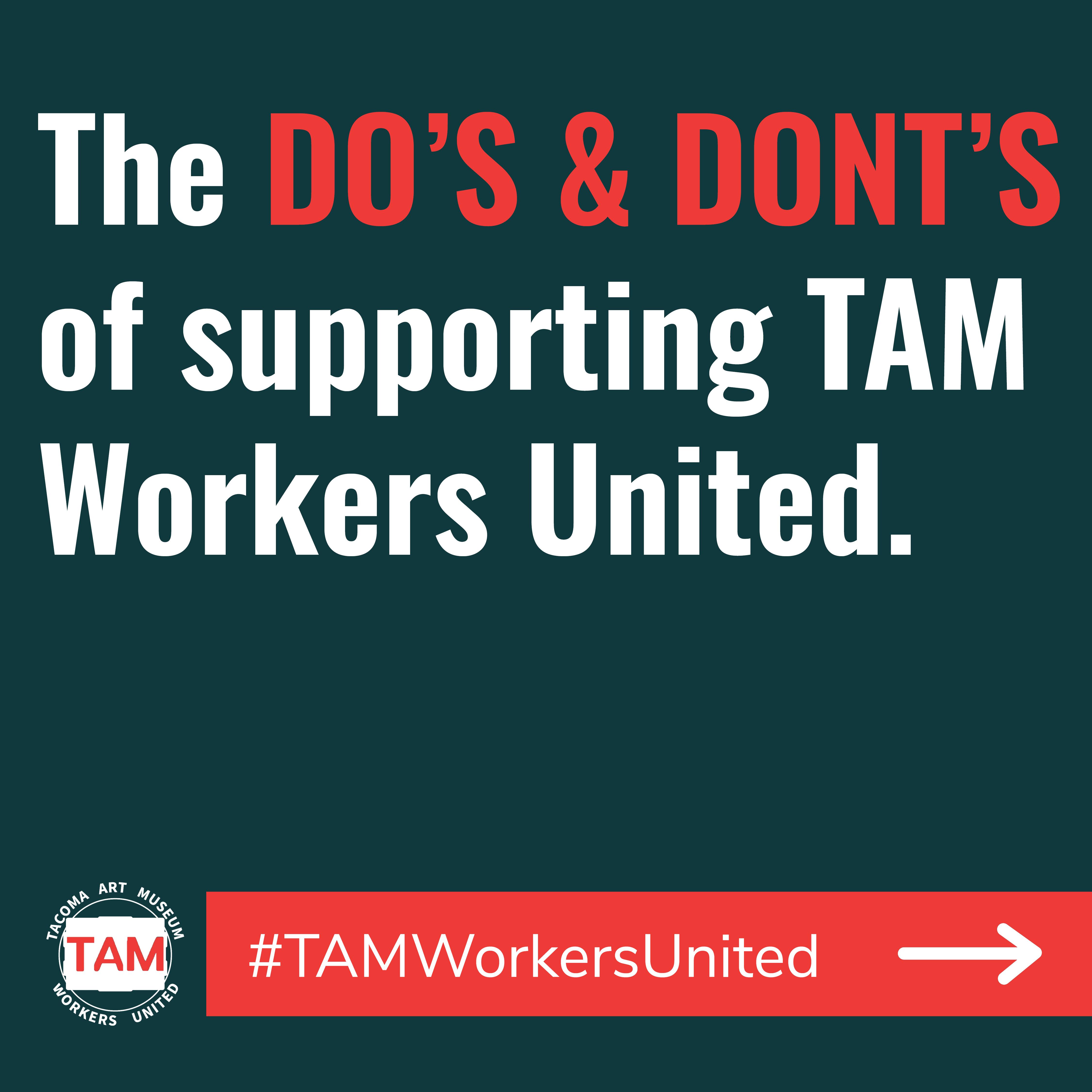 Our Path Forward | TAM Workers United